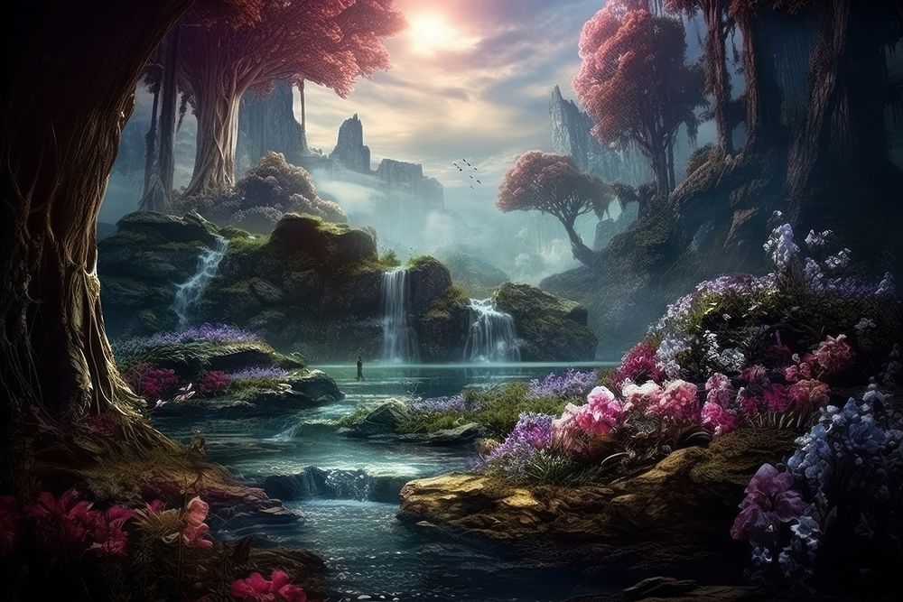 Enchanted landscape outdoors nature. | Free Photo - rawpixel