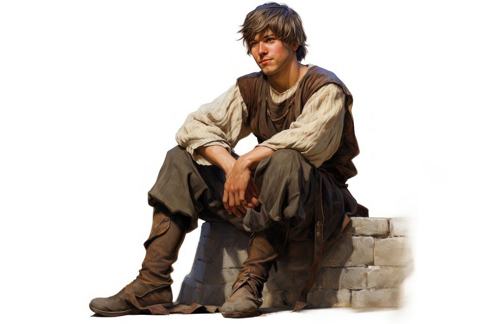 Photo villagers young man medieval. | Free Photo - rawpixel