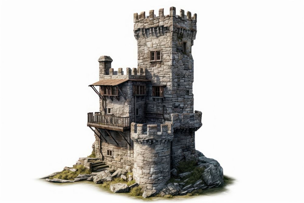 Watchtower photo stone castle. | Premium Photo - rawpixel