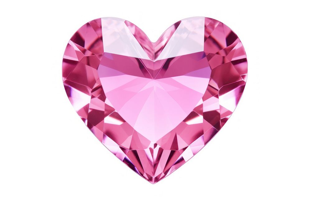 Pink crystal heart gemstone jewelry | Free Photo - rawpixel