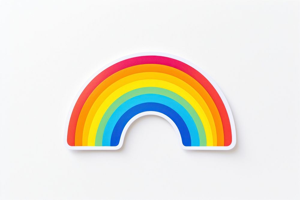 Aesthetic rainbow symbol logo. | Free Photo Illustration - rawpixel
