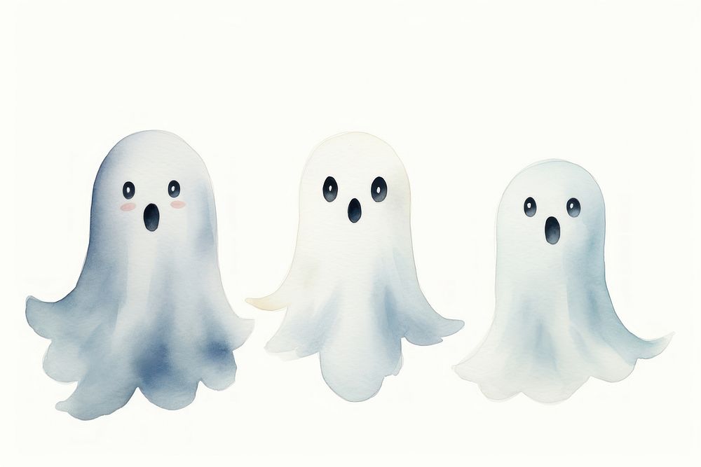 Ghosts cartoon anthropomorphic representation. | Free Photo ...
