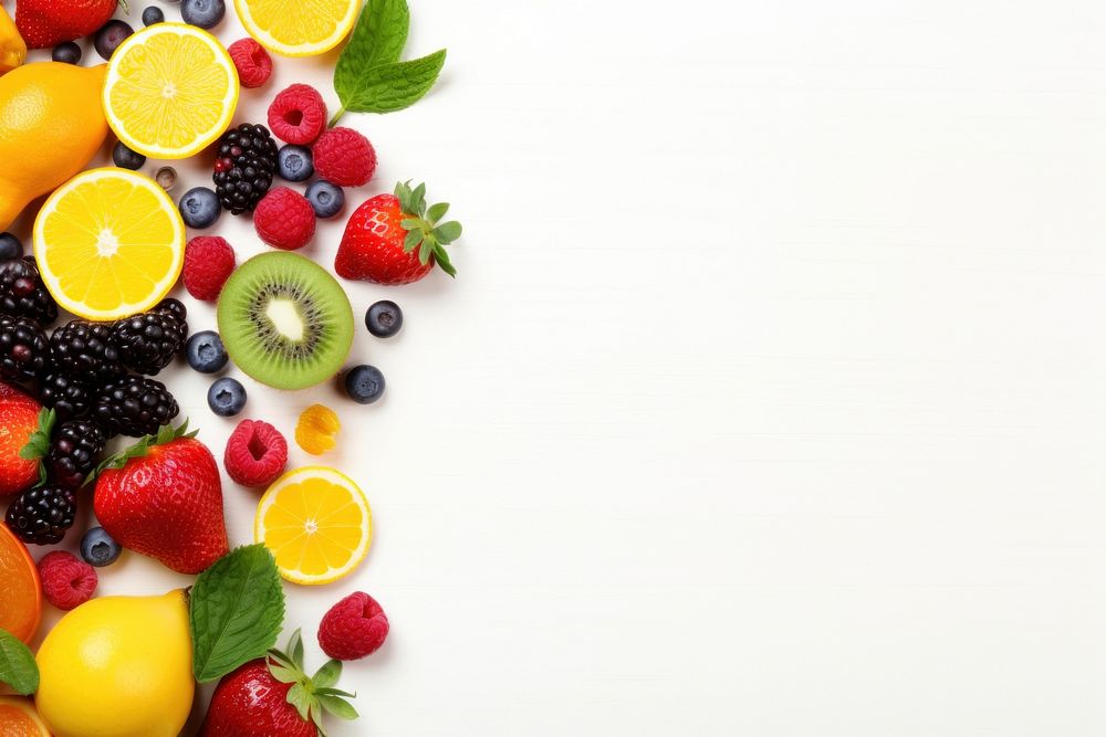 Fruits frame backgrounds strawberry grapefruit | Free Photo - rawpixel