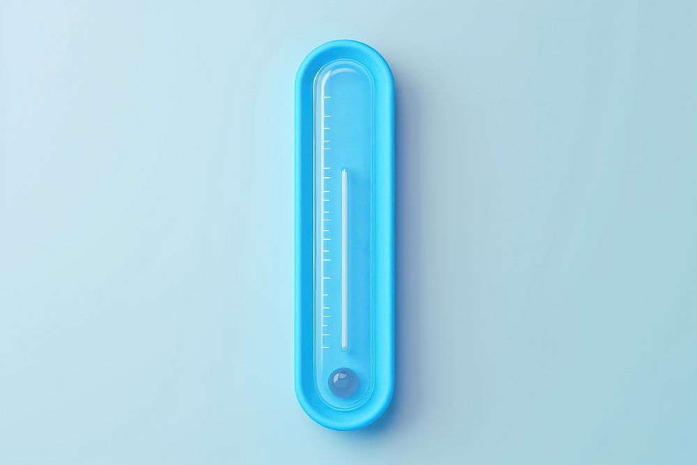 Thermometer blue temperature turquoise. AI | Free Photo Illustration ...