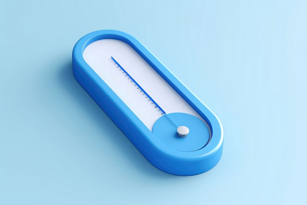 Thermometer blue temperature technology. AI | Free Photo - rawpixel