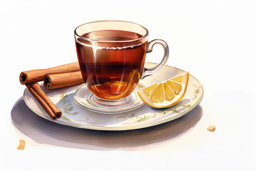 Arabic chai tea saucer drink | Free Photo Illustration - rawpixel