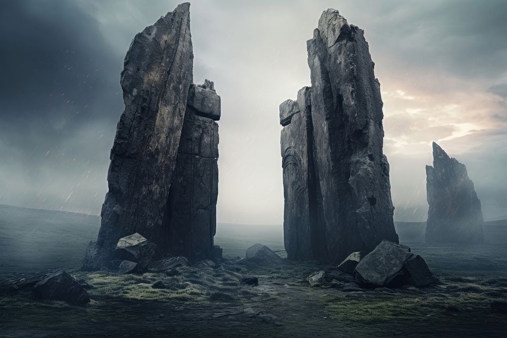 Mystic Monoliths outdoors monolith nature. | Premium Photo - rawpixel