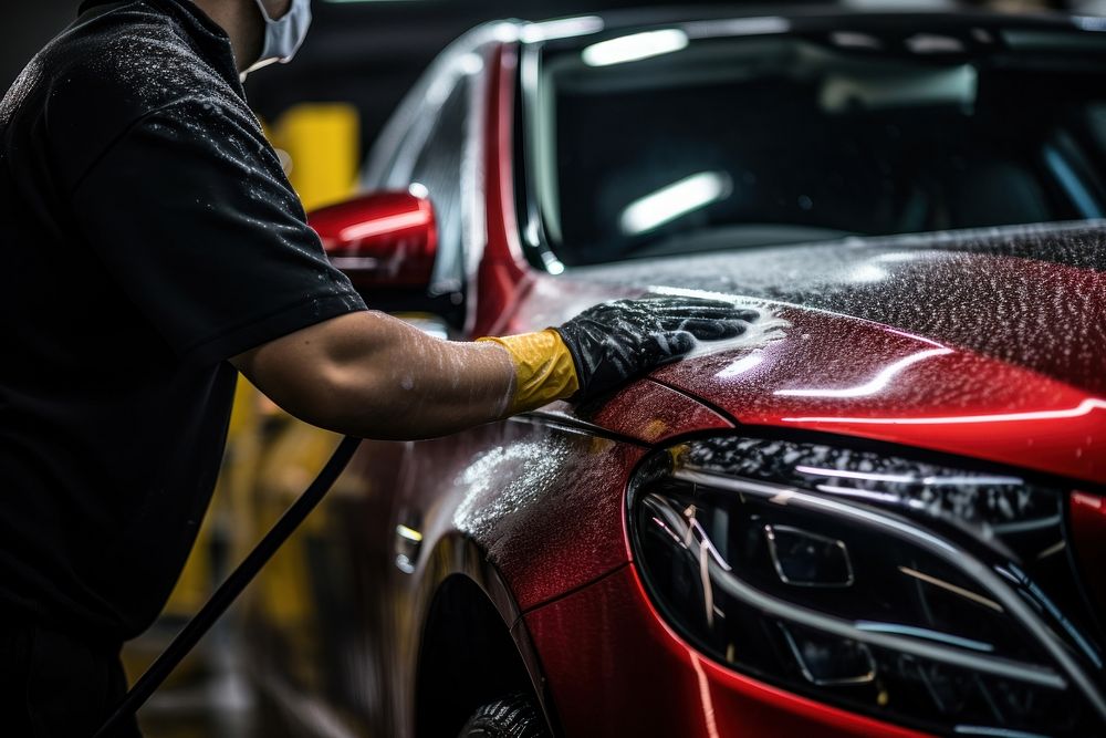 Car service vehicle washing working. | Premium Photo - rawpixel