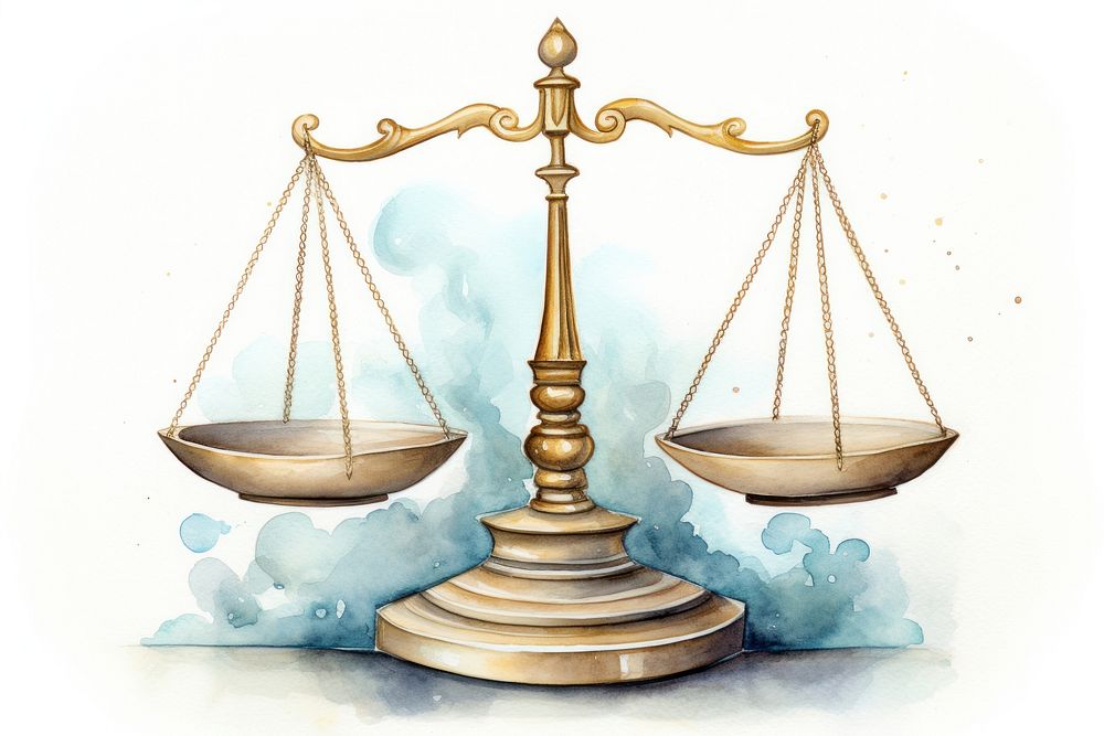 Justice scales drawing sketch bronze. | Free Photo Illustration - rawpixel