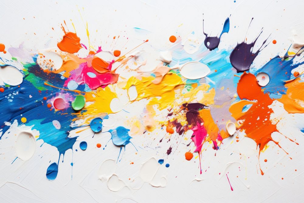 Colorful paint splash effect background | Premium Photo - rawpixel