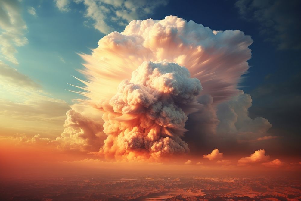 Cloud explosion outdoors nature. AI | Free Photo - rawpixel