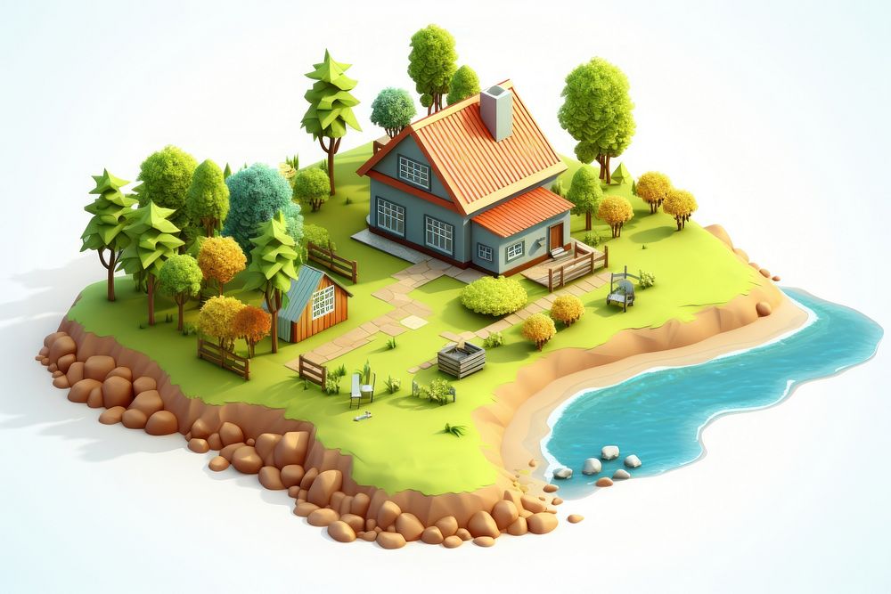 Countryside architecture landscape building. AI | Free Photo ...