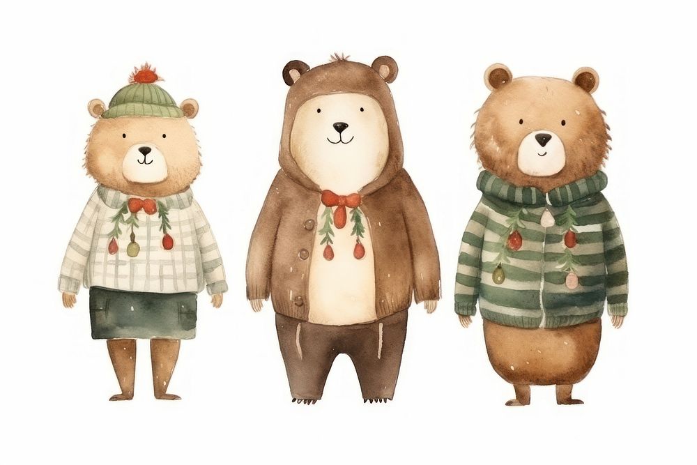 Animal family cartoon mammal cute. | Premium Photo Illustration - rawpixel