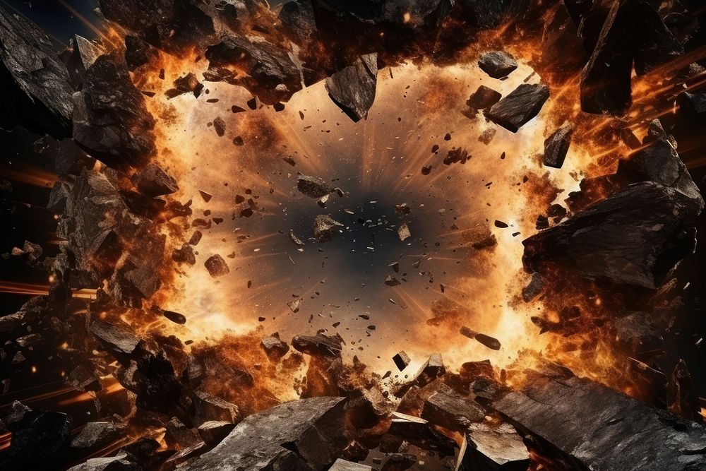 Rock explosion effect backdrop | Premium Photo - rawpixel