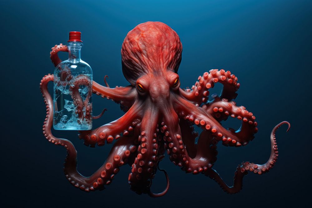 Octopus animal invertebrate transparent | Free Photo Illustration ...