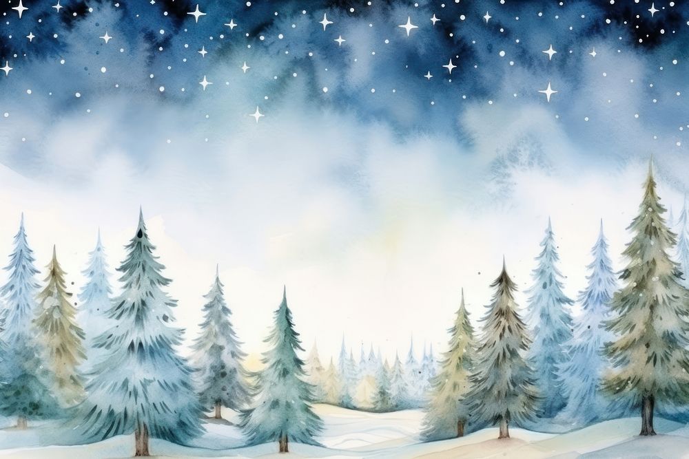 Christmas forest backgrounds outdoors nature | Premium Photo ...