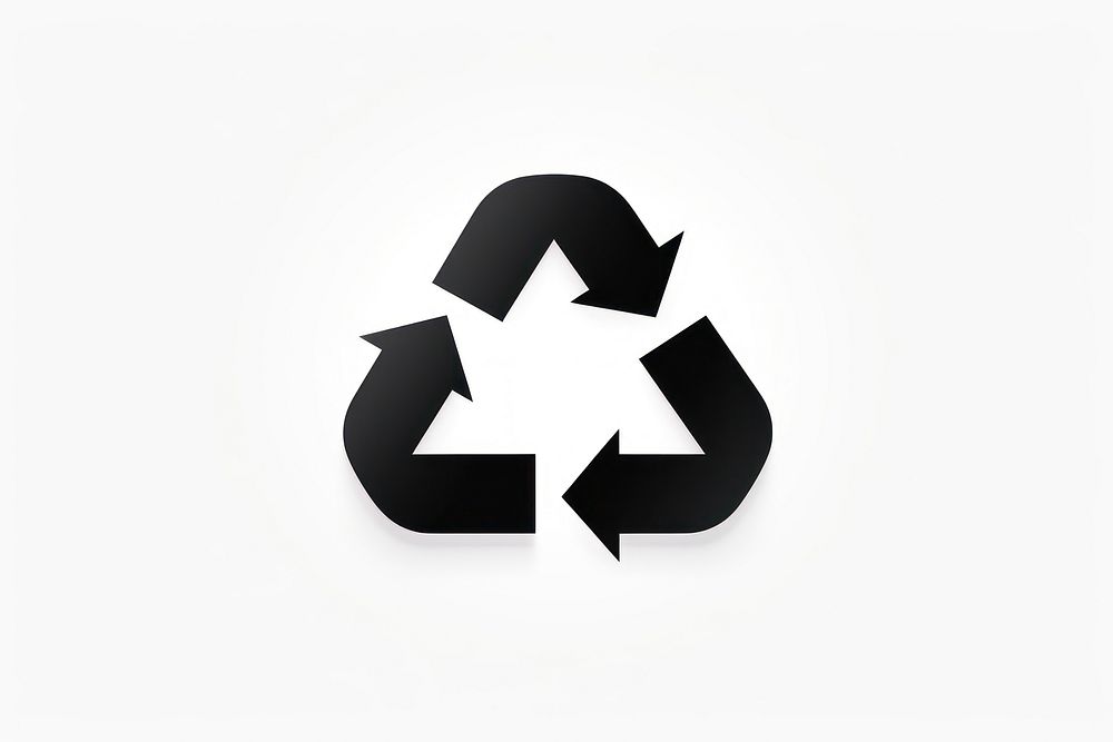 recycle symbol white background recycling | Free Photo Illustration ...