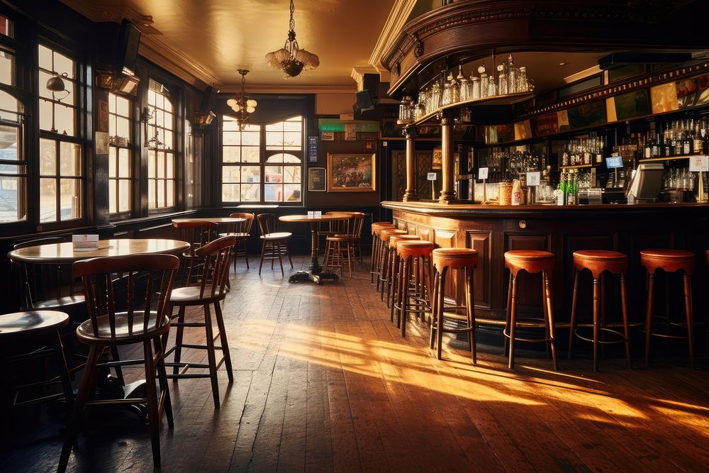 Classic british pub furniture chair | Free Photo - rawpixel