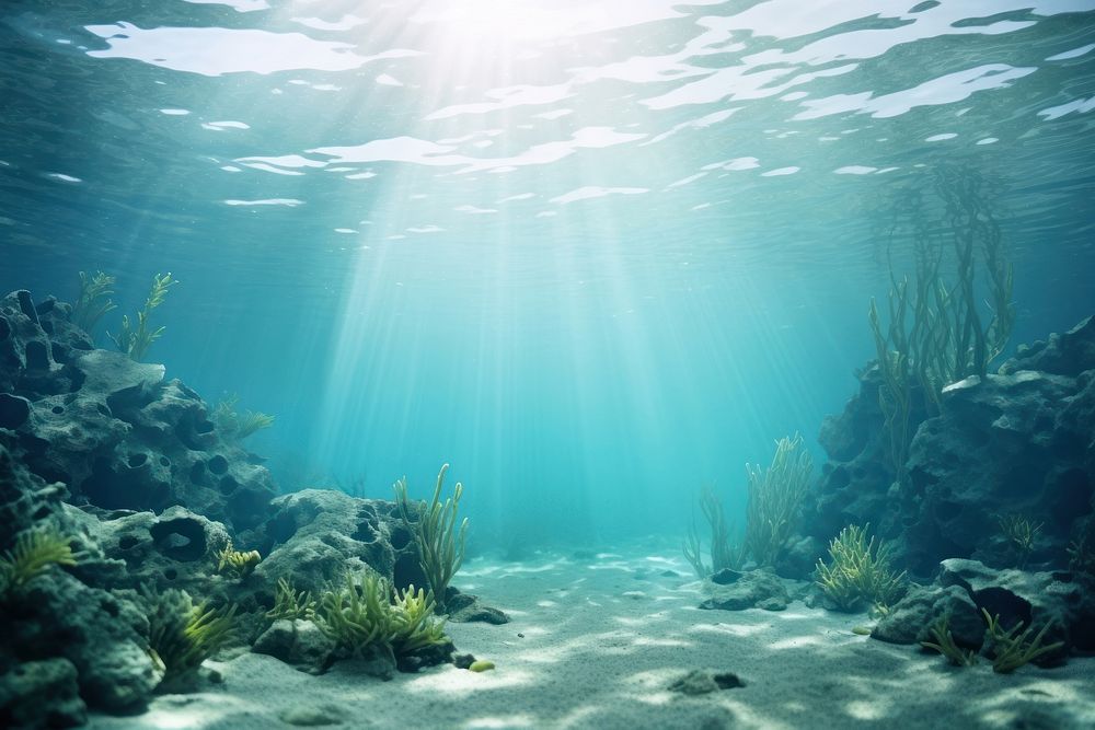 magical ocean underwater outdoors nature. | Free Photo - rawpixel