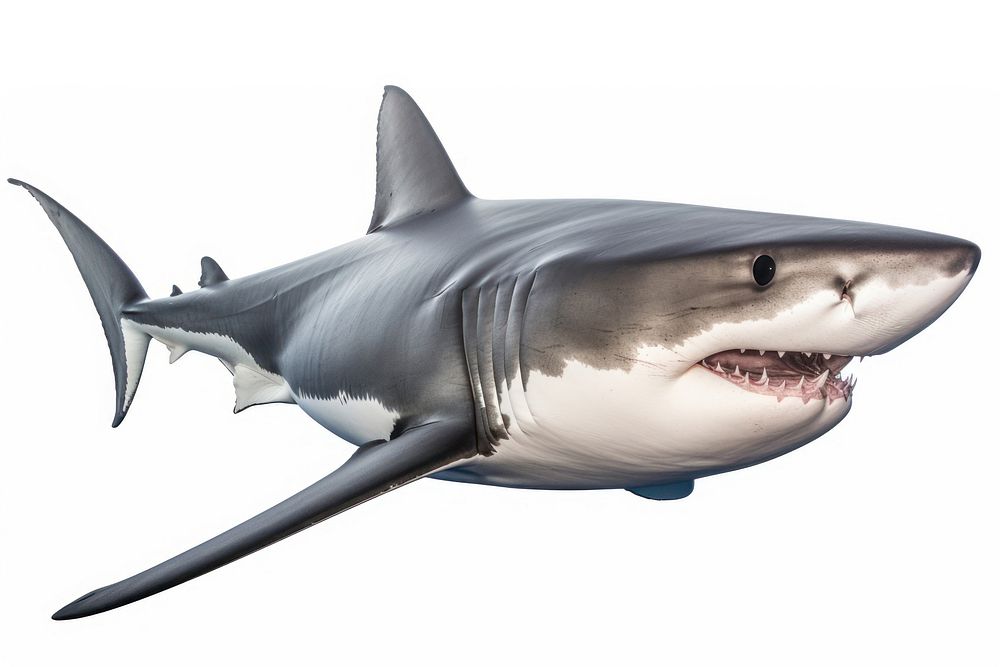 White shark animal fish sea. | Free Photo - rawpixel