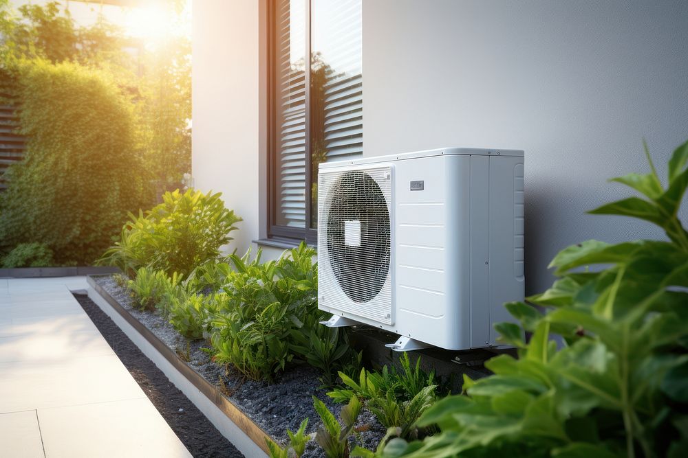 Air source heat building outdoors | Premium Photo - rawpixel