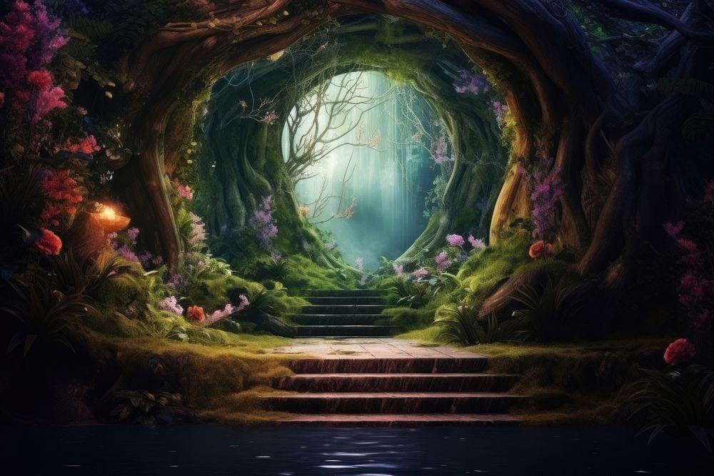 Fairy tale forest landscape outdoors | Premium Photo - rawpixel