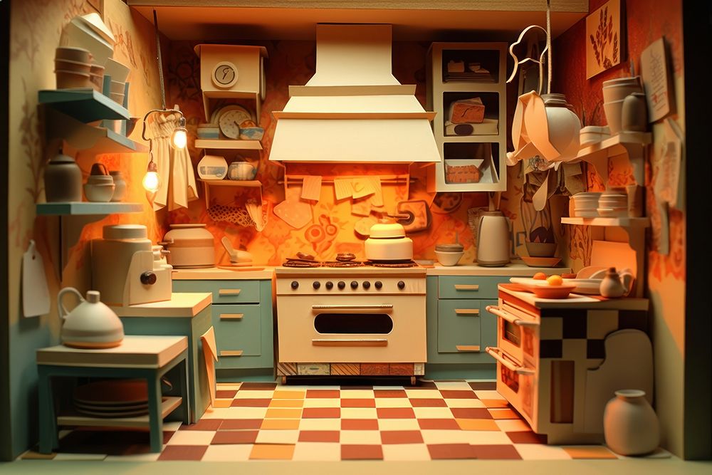 Kitchen furniture architecture countertop. AI | Free Photo Illustration ...