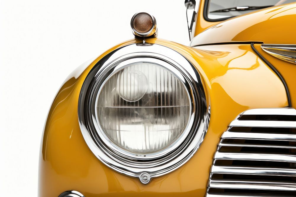 Round headlight vehicle car transportation. | Premium Photo - rawpixel