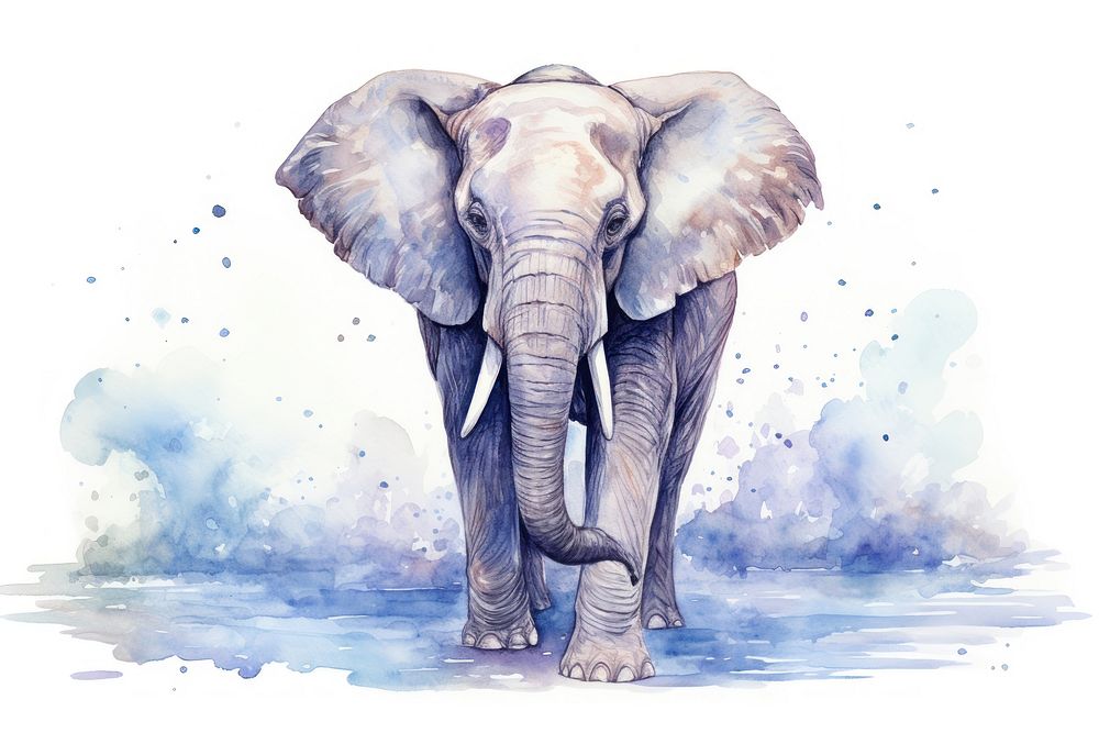 Elephant wildlife animal mammal. | Premium Photo Illustration - rawpixel