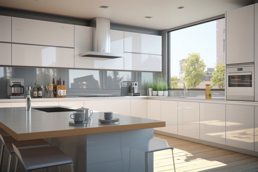 Kitchen furniture architecture countertop. | Free Photo - rawpixel