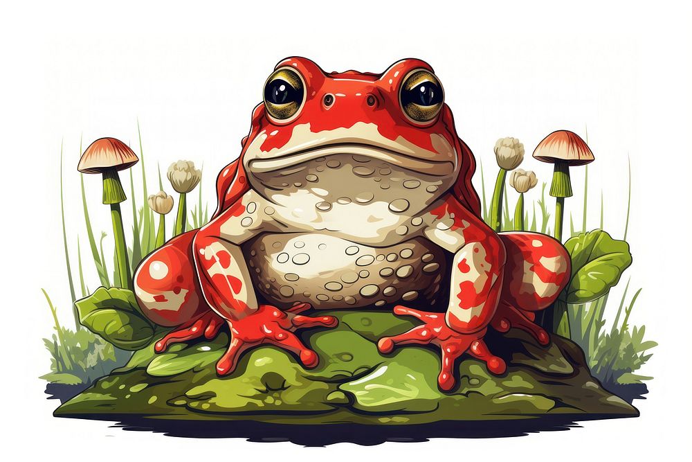 Toad frog amphibian wildlife. | Premium Photo Illustration - rawpixel