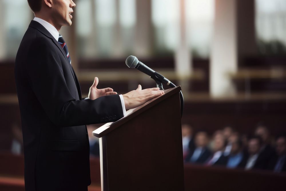 Public speaking microphone audience speech. | Premium Photo - rawpixel
