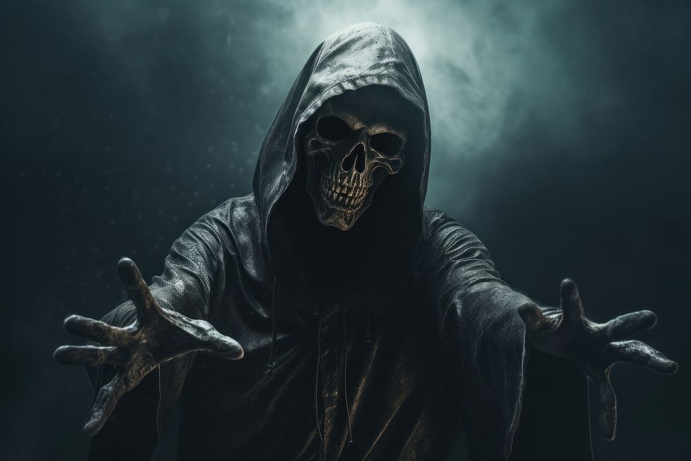skull grim reaper reaching forward | Premium Photo - rawpixel