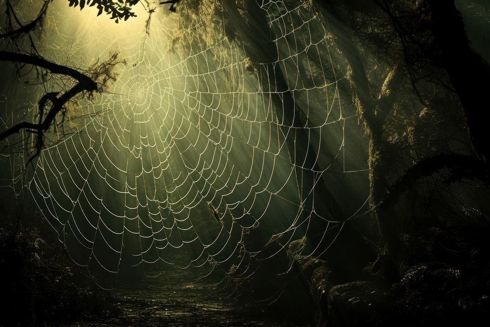 Spider web backgrounds outdoors nature. | Free Photo - rawpixel