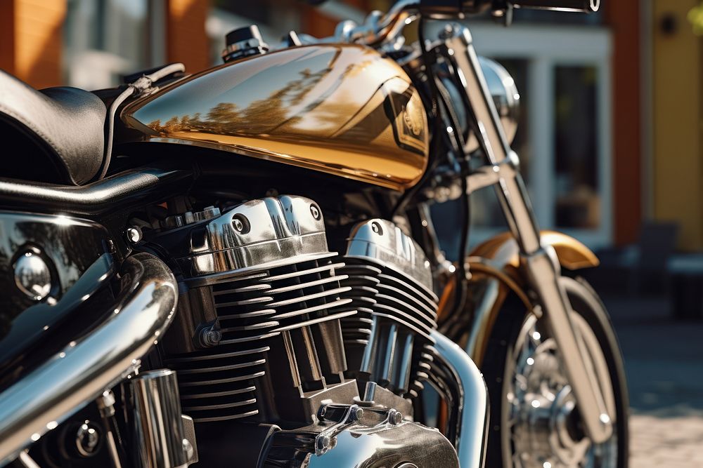classic motorcycle shiny engine headlight | Free Photo - rawpixel