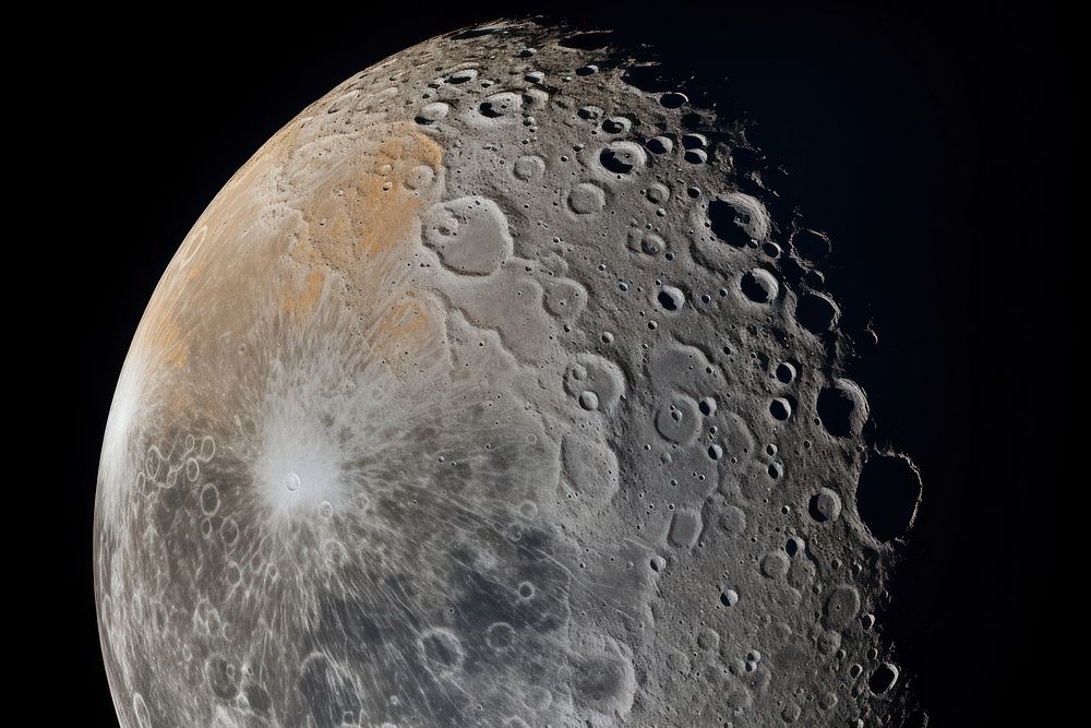 Astronomy space moon outdoors. AI | Free Photo - rawpixel