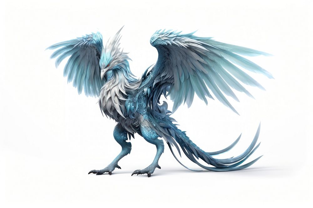 Ice bird devil animal white | Premium Photo - rawpixel