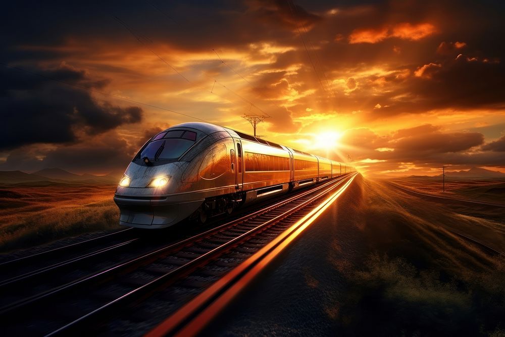 Train outdoors vehicle railway. | Free Photo - rawpixel