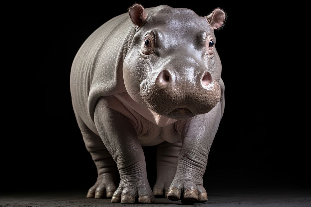 Hippo wildlife animal mammal. AI | Premium Photo - rawpixel
