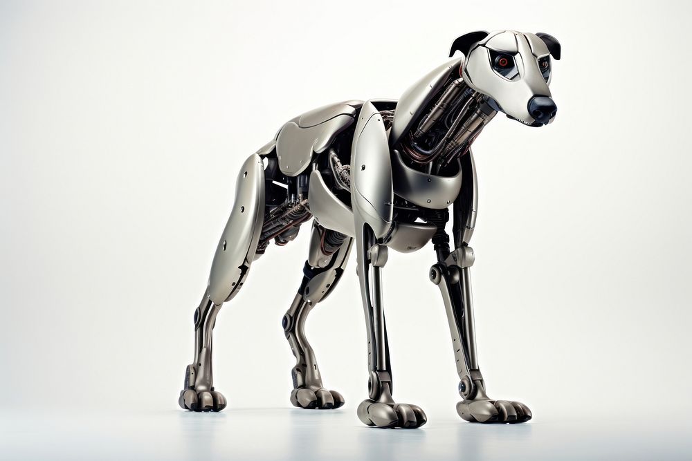 Minimal dog robot sighthound carnivora | Premium Photo - rawpixel