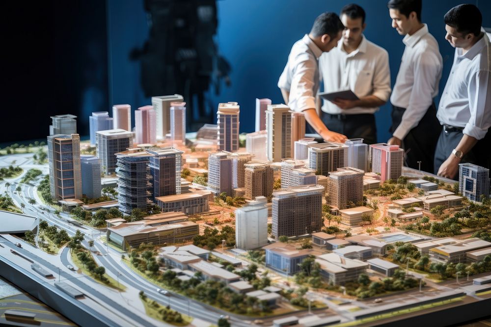 Buildings scale model real estate | Free Photo - rawpixel