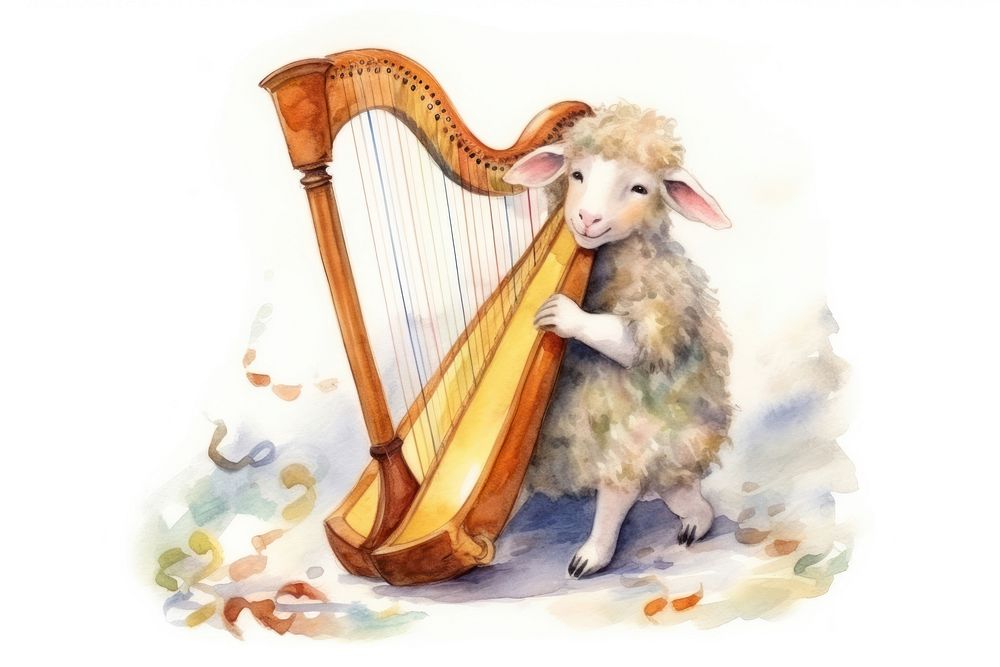Sheep harp mammal representation | Free Photo Illustration - rawpixel