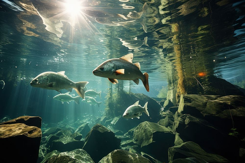 River fish aquarium outdoors. | Free Photo - rawpixel
