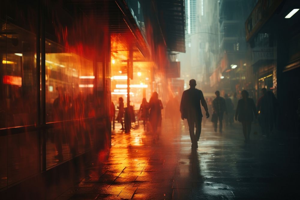 City life at night. | Free Photo - rawpixel