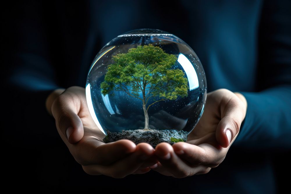 Tree environment sphere plant. AI | Free Photo - rawpixel