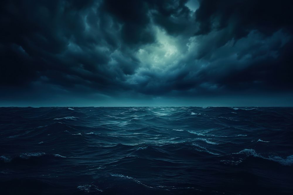 Sea depression ocean sky. | Premium Photo - rawpixel
