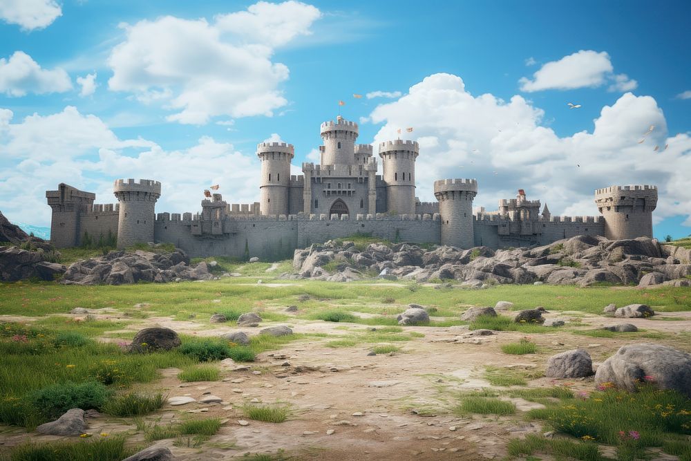 Medieval castle ground architecture landscape | Premium Photo - rawpixel