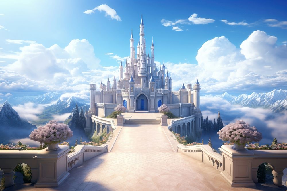 Sky castle ground background architecture | Premium Photo - rawpixel