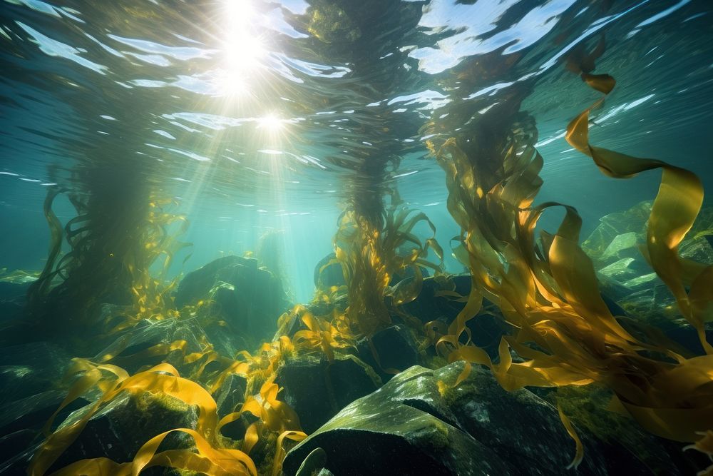 Sea kelp underwater outdoors seaweed | Premium Photo - rawpixel