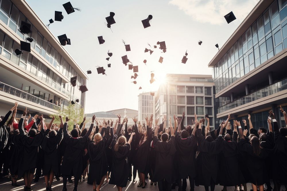 Graduation architecture university building. | Premium Photo - rawpixel